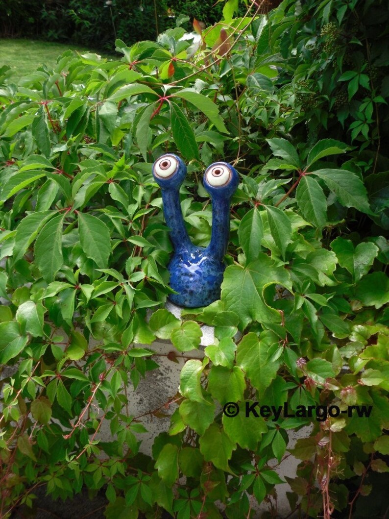 Garden Spy Stalk Eyes Made of Ceramic Frost-proof Unique - Etsy