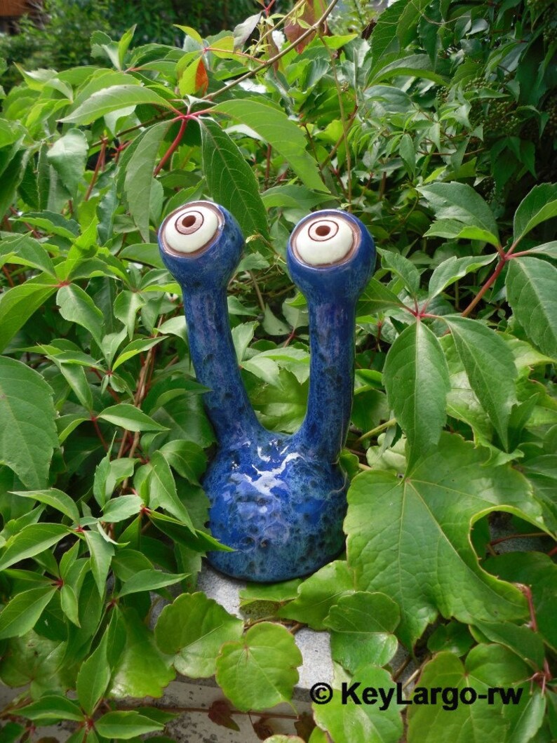 Garden Spy Stalk Eyes Made of Ceramic Frost-proof Unique - Etsy