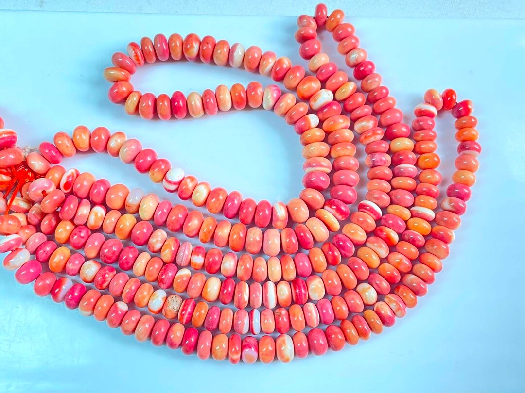 Bi-color Opal Smooth Plain Rondelle Beads 7.50-9.50mm Opal Beads ...