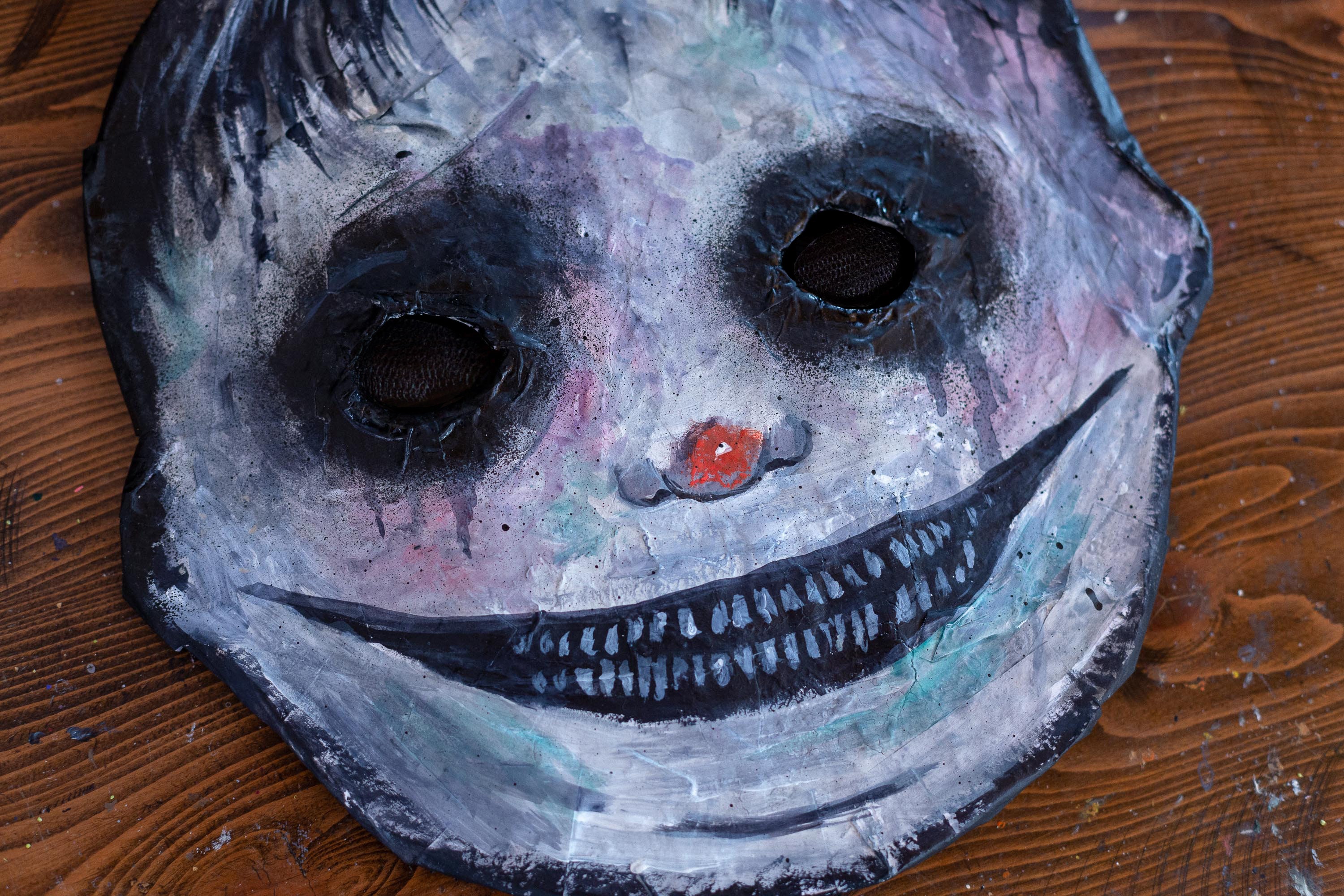 Painting Scary Masks
