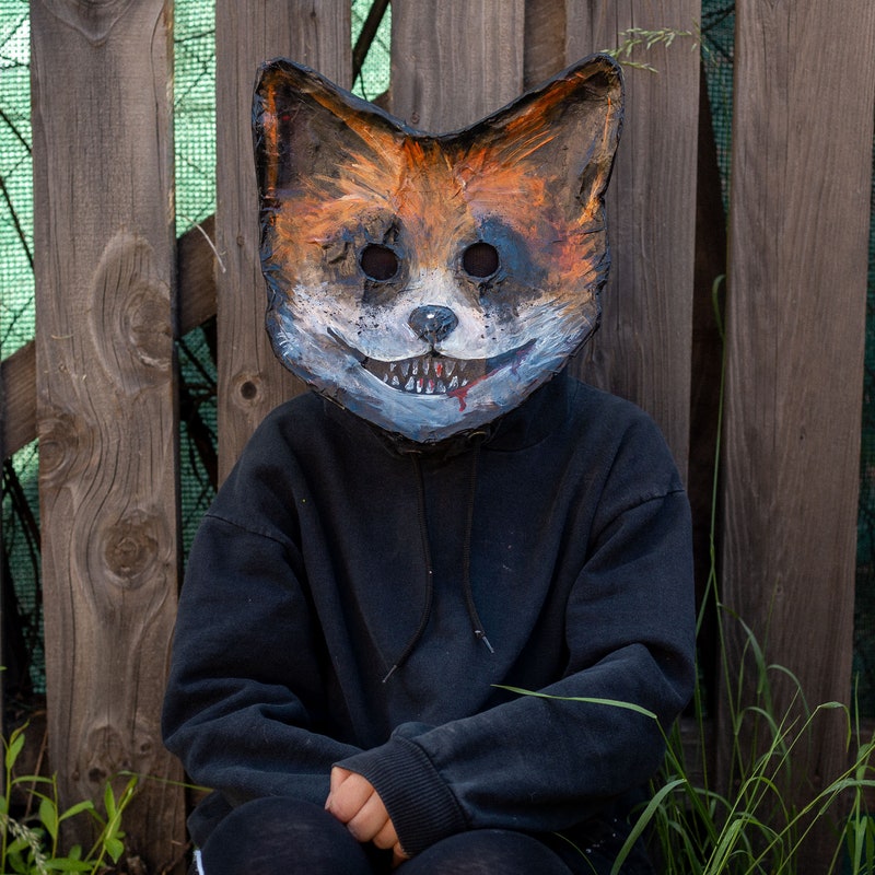 Red Fox Mask - Etsy