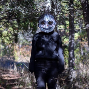 Scary Mask, Handmade Mask, Creepy Paper Mache Mask, Halloween Mask ...
