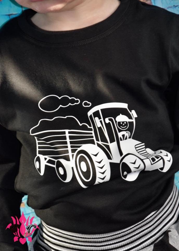 Plotterdatei Traktor SVG DXF plotterdatei für kinder | Etsy