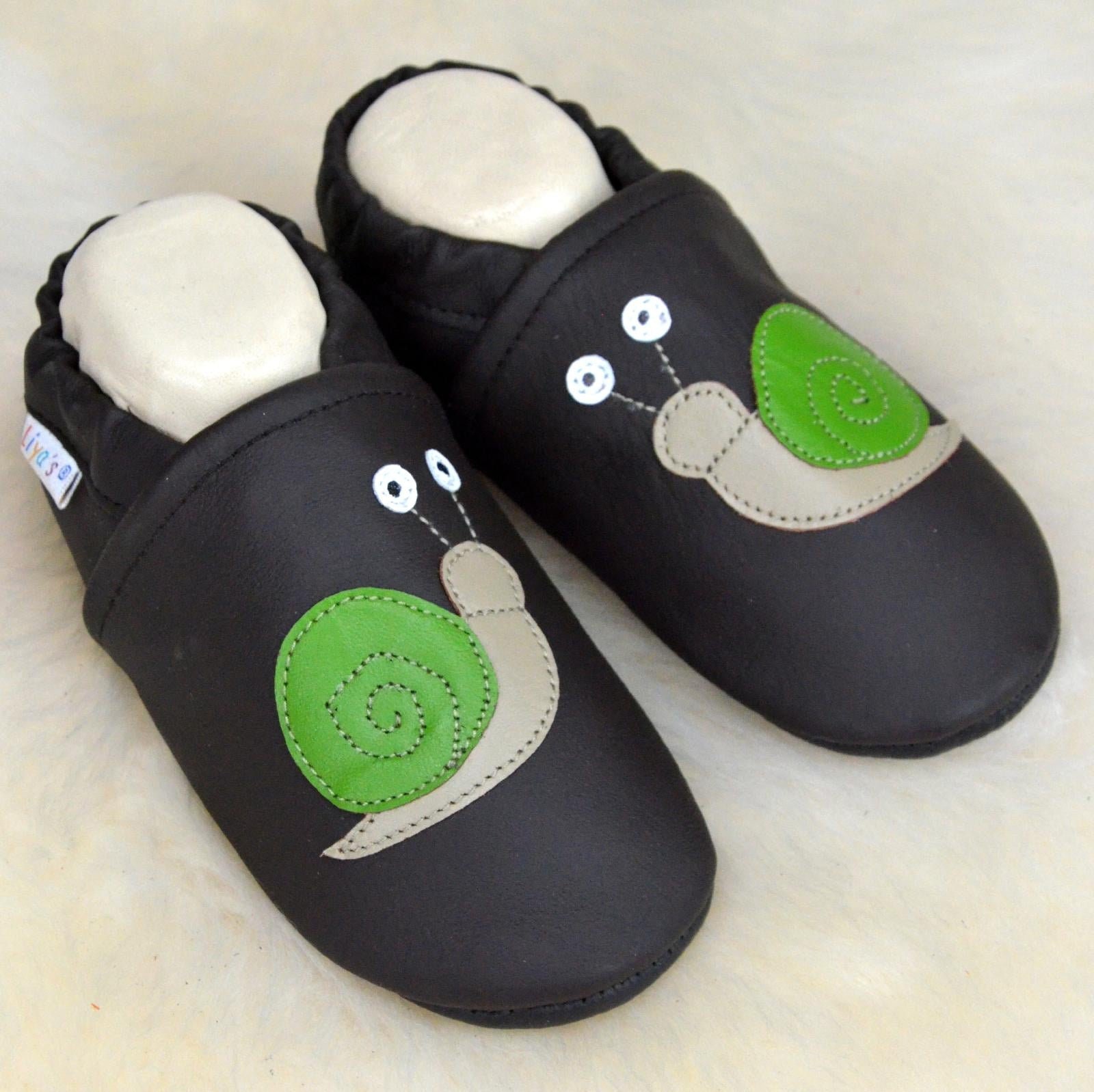 Liya's Slippers With Rubber Sole 670 Snail in Brown - Etsy UK