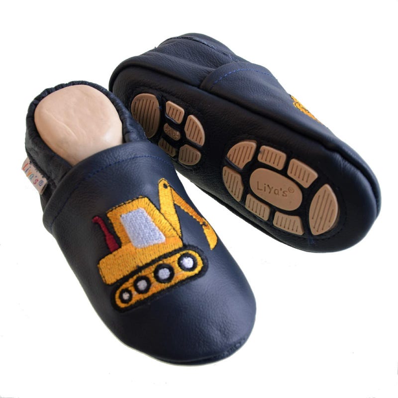 Leather Slippers - Etsy