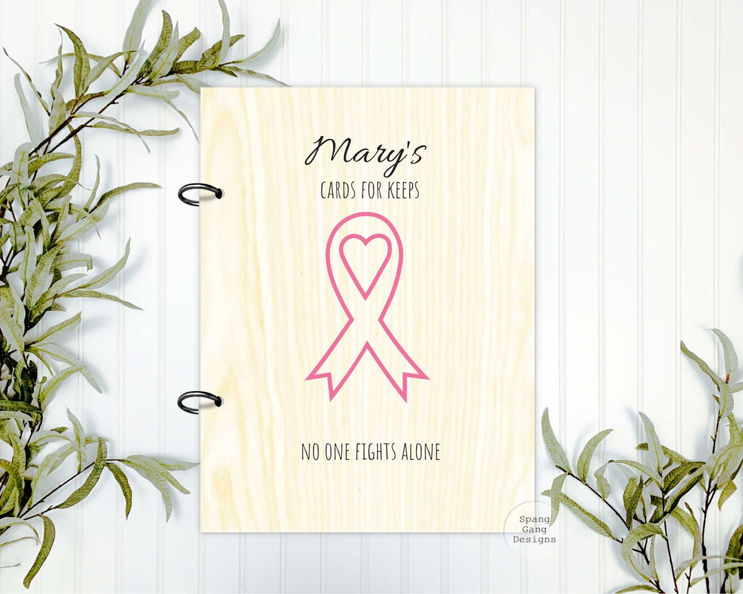 Card Keeper for Coworker With Cancer | Photo Holder Breast Cancer ...