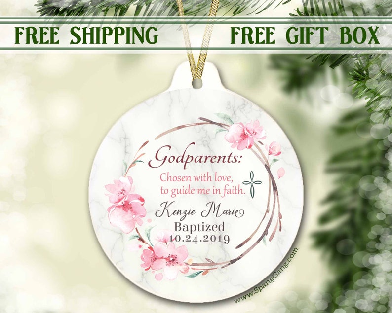 Godparents Godparents Ornament Gift for Godparents Gift - Etsy
