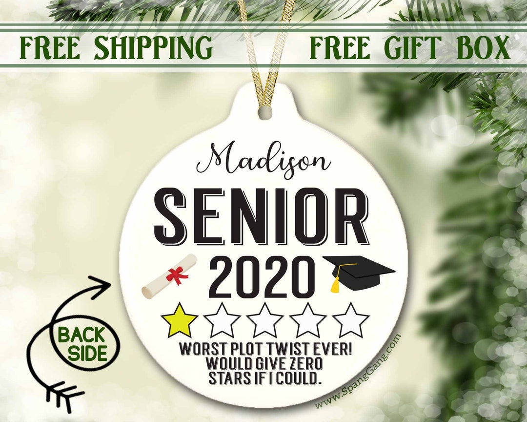 Personalized Senior 2020 | Graduation Gift for Girl Boy | High School ...