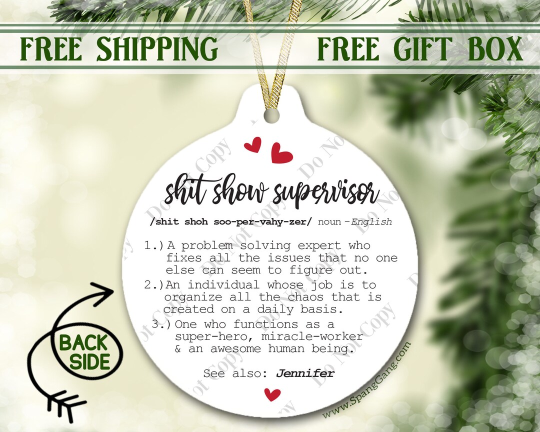 Shit Show Supervisor Gift | Team Manger Gift | Director Gift | Boss ...