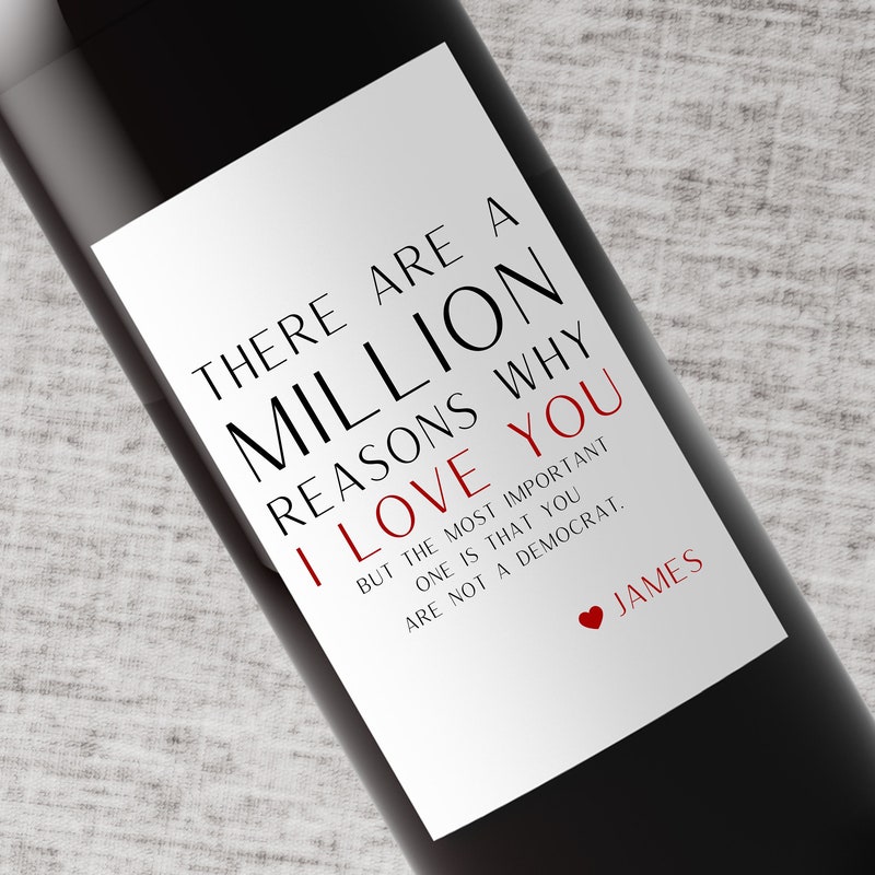 Trump Wine Label - Etsy