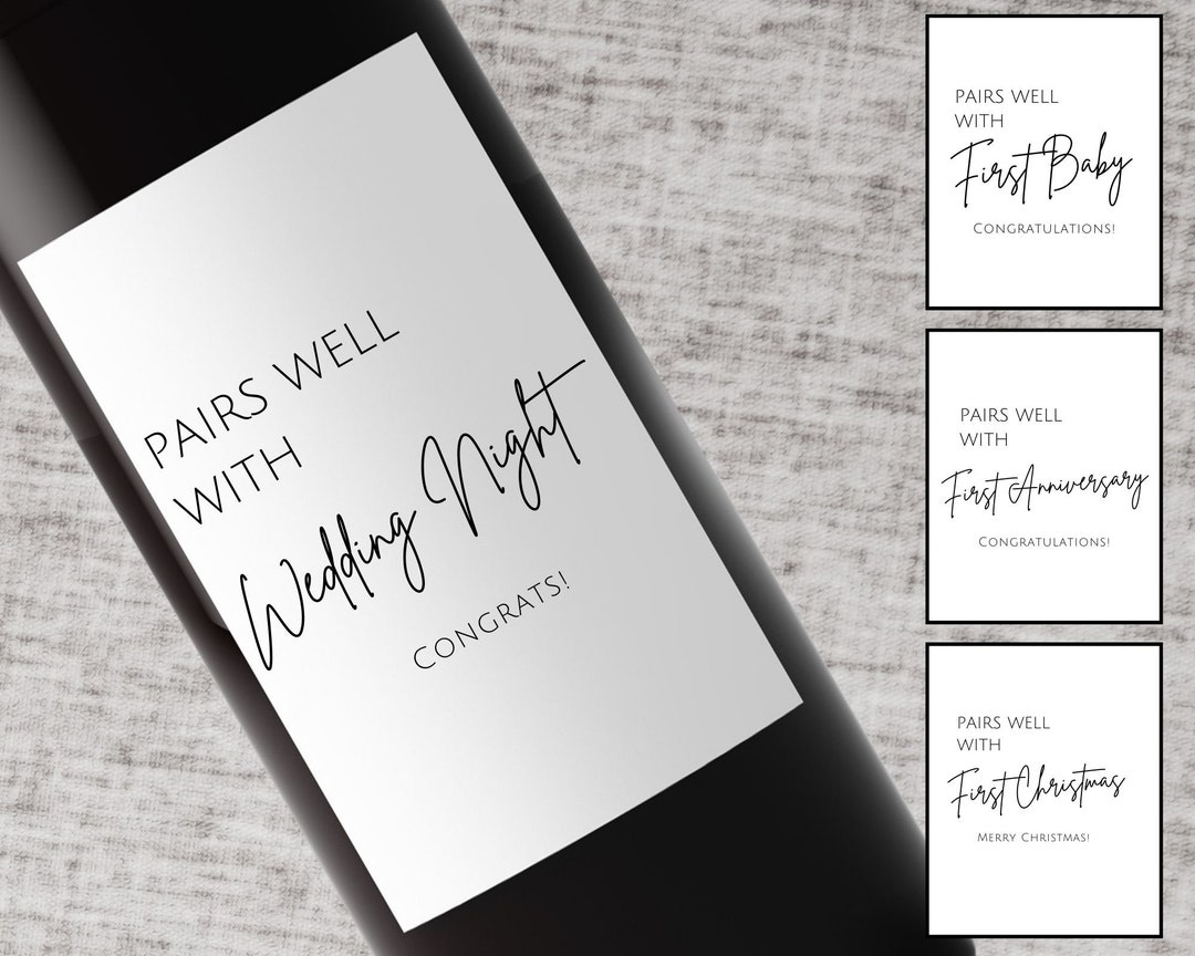 DIY Bachelorette Party Wine Labels | New Couple Milestones | Wine ...