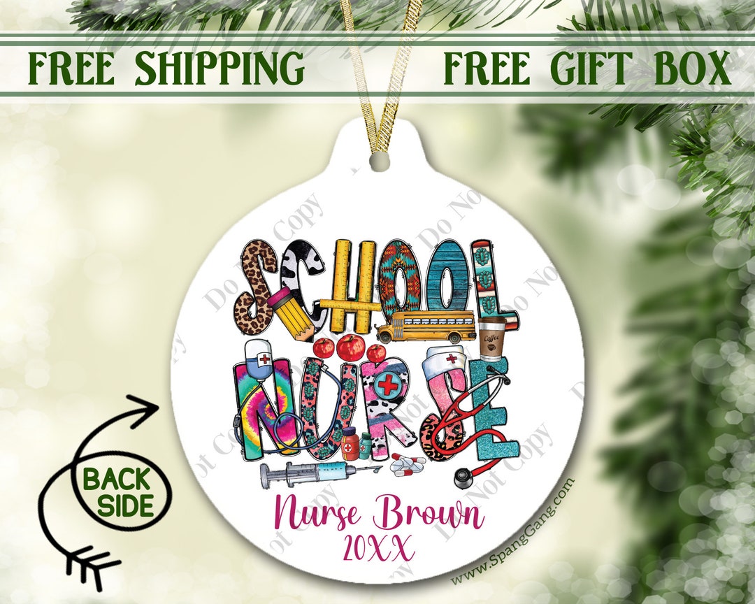 School Nurse Appreciation Gift | PERSONALIZED | RN LPN | Custom Nurse ...