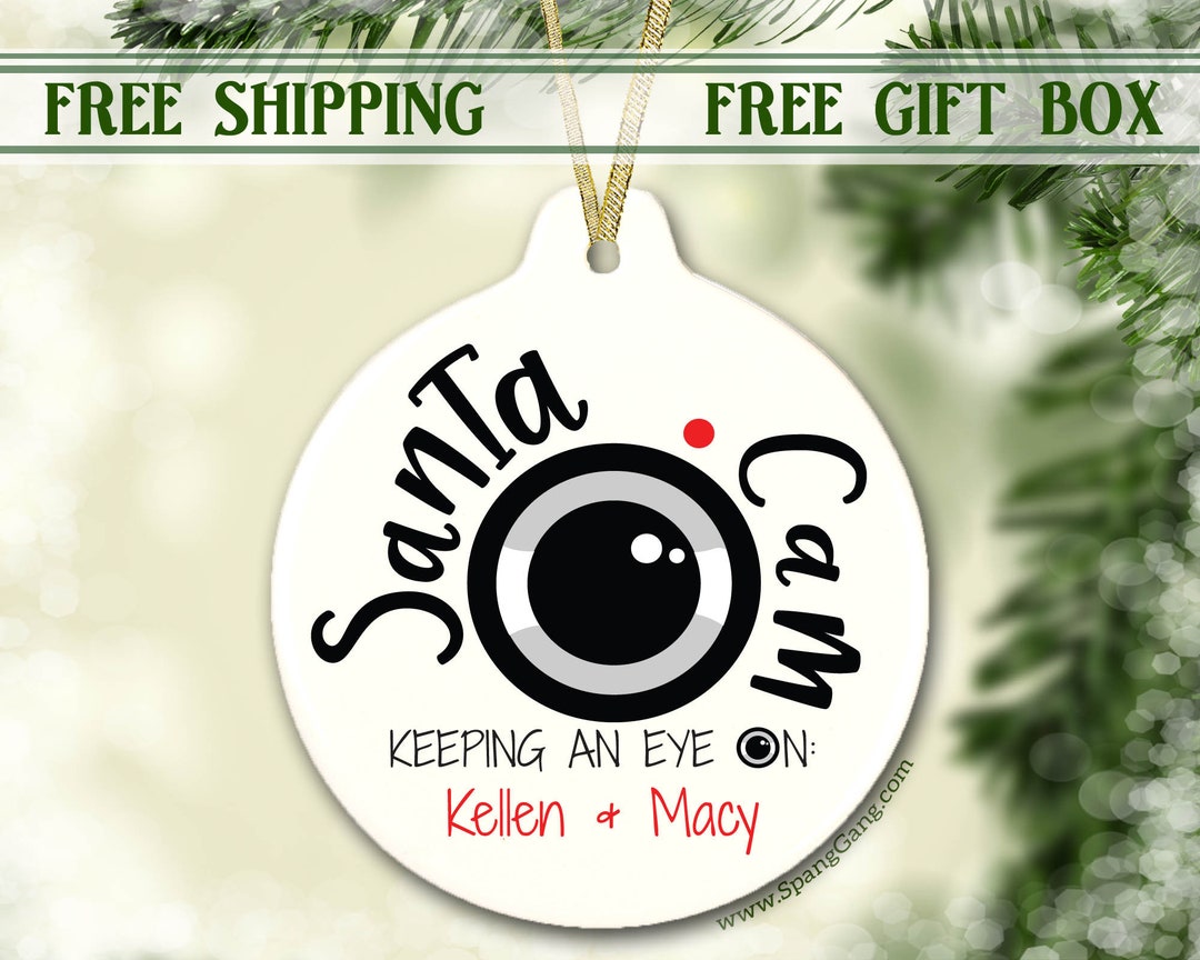 Santa Cam | Santa Camera | Christmas Ornament for Kids | Kids Ornament ...