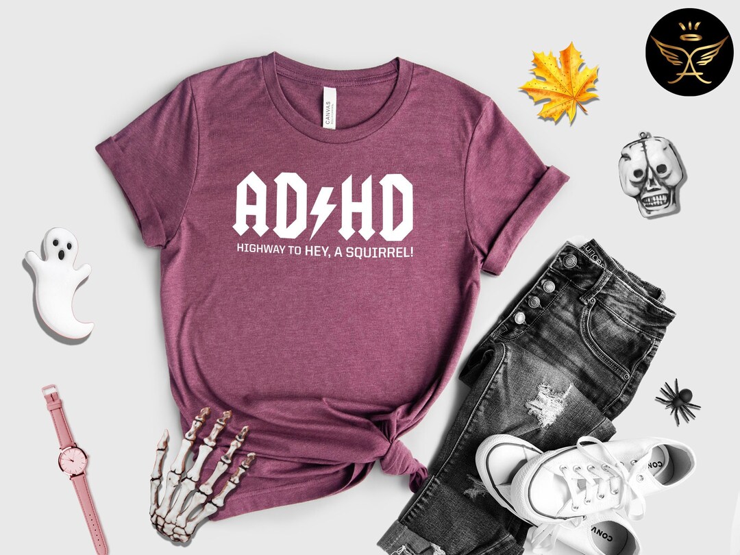 ADHD ACDC / Shirt / ADHD Shirt / Funny Adhd Shirt / Cool Adhd Shirt ...