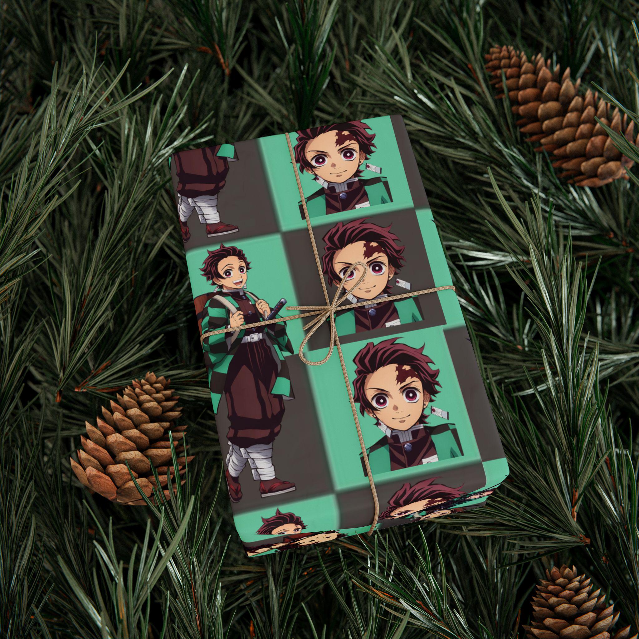 Gift Wrap |tanjiro | Demon Slayer Holiday Wrapping Paper - Etsy