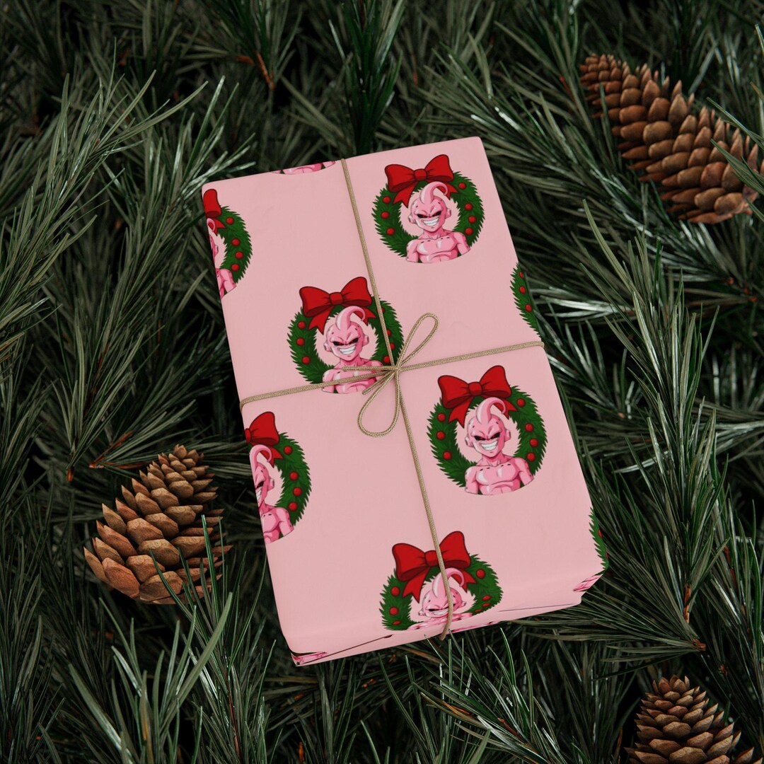 Holiday Gift Wrap |kid Buu Holiday Wrapping Paper - Etsy