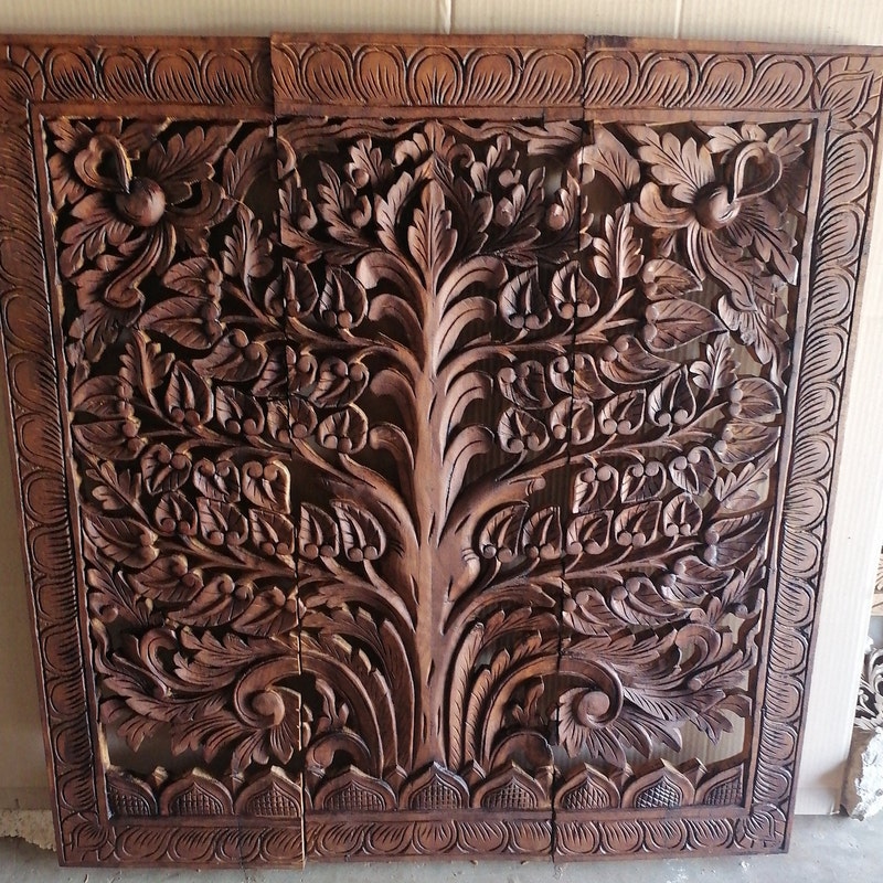 Moroccan Wood Panel - Etsy