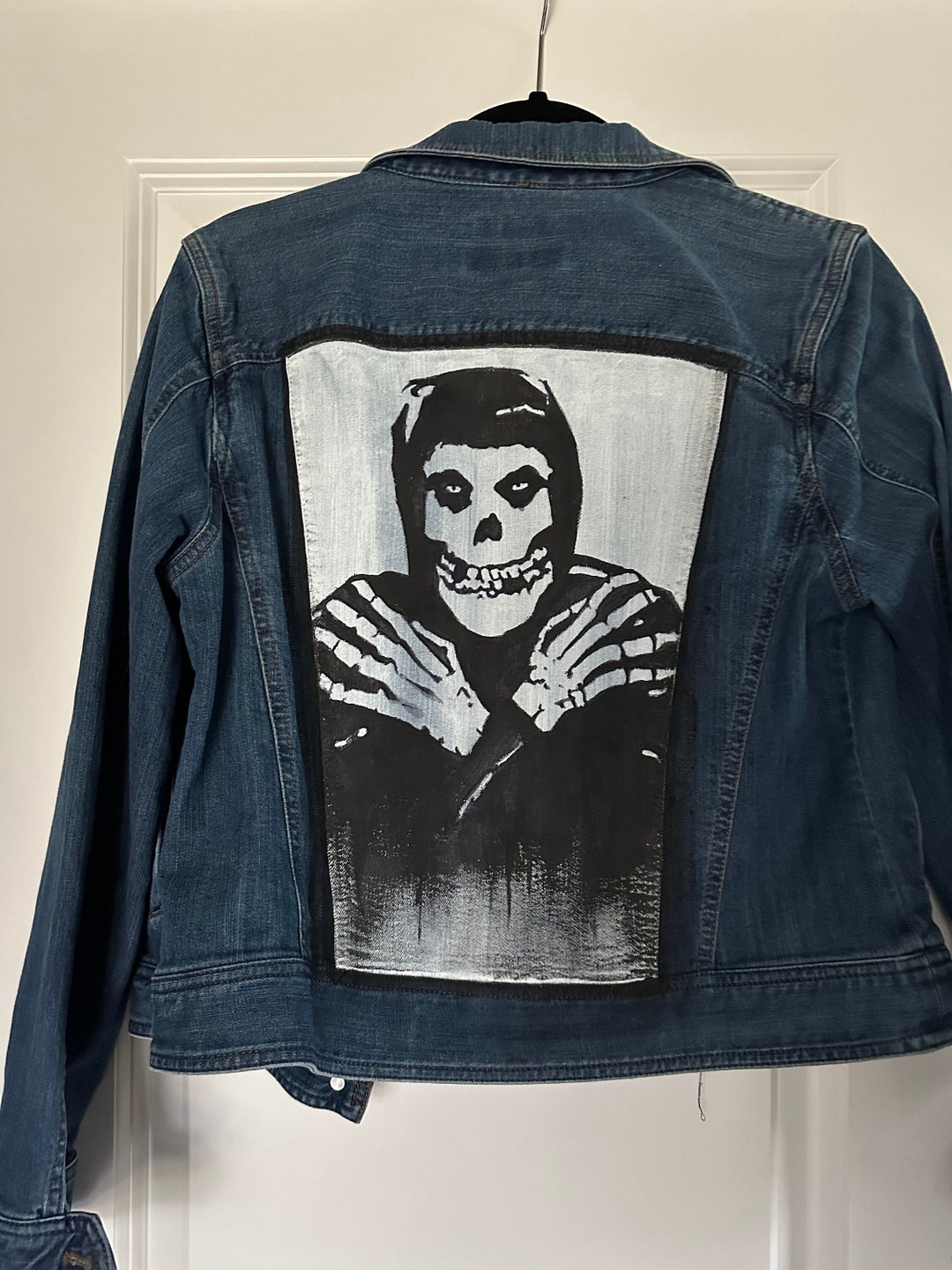 Hand Painted Misfits Denim - Etsy