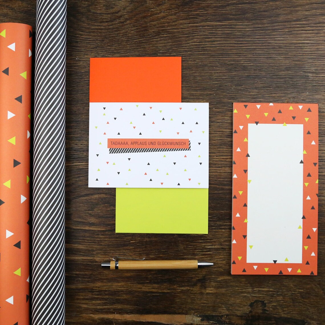 Gift Wrap Sheet, 50 X 70 Cm, Triangles, Pattern // Gift Wrap Sheet ...