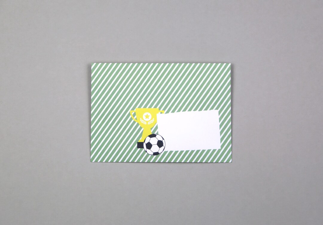 Envelope C6, Colored Envelopes, Self-adhesive, Football // Envelope ...