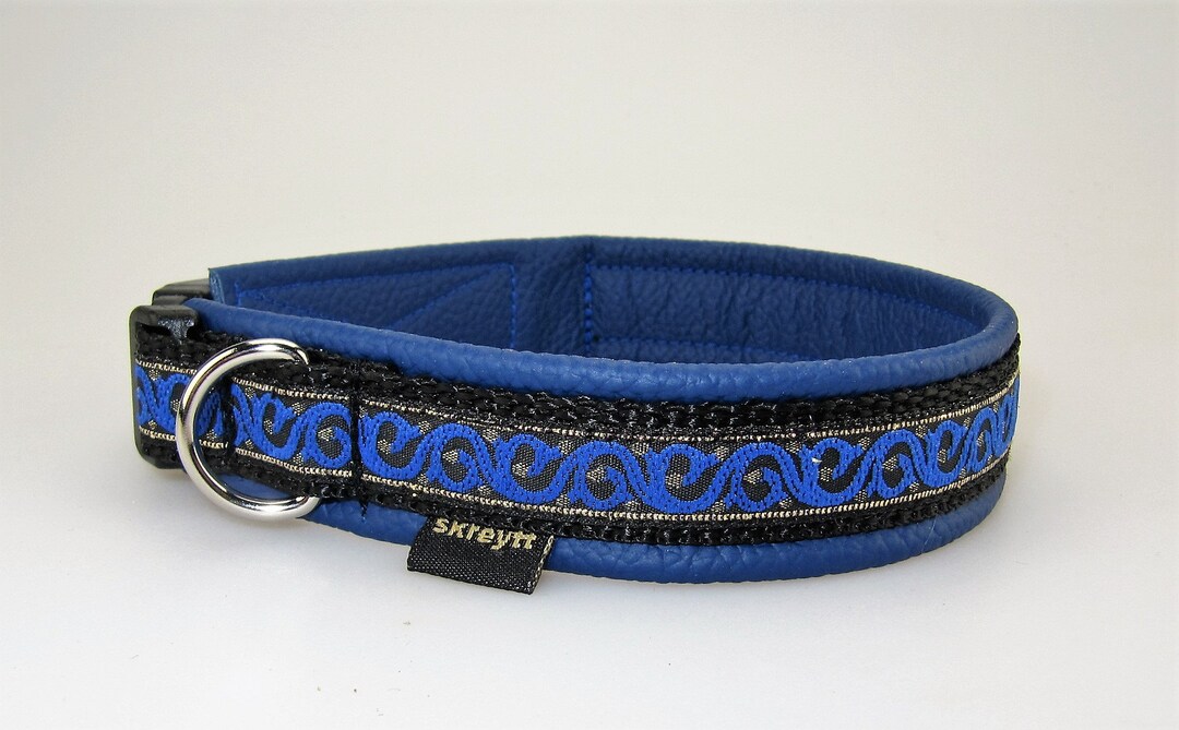 Dog Collar Merlin, Blue - Etsy