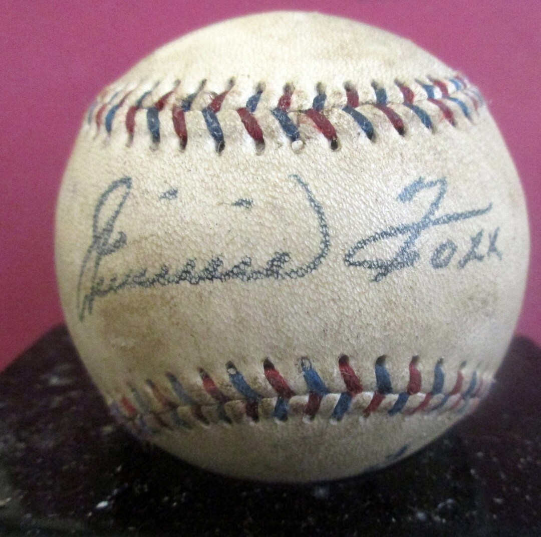 Jimmie Foxx Replica Autographed 1929 American League Baseball - Etsy