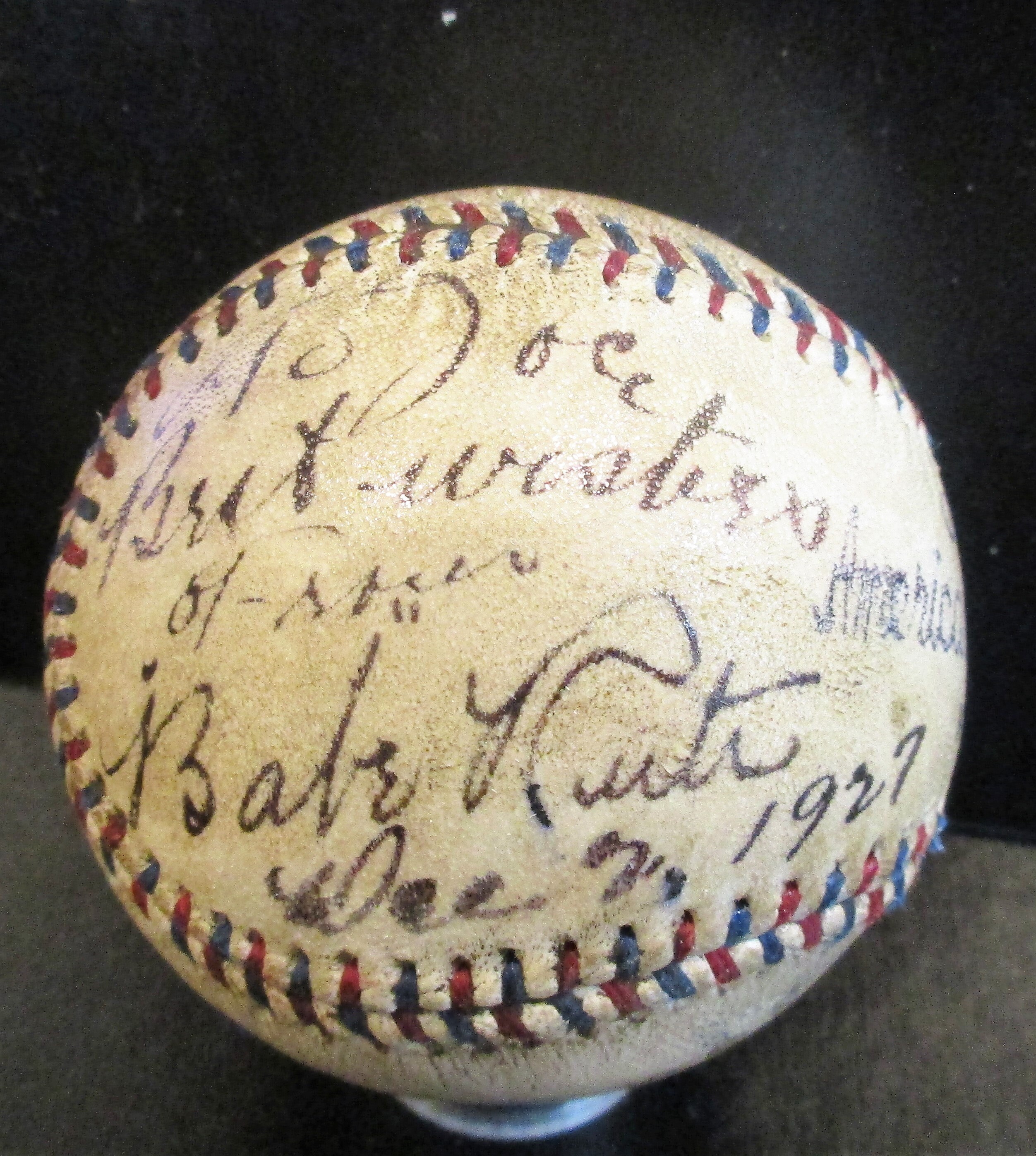 Babe Ruth Replica 1927 Signed to Joe Baseball new Design for 2019 - Etsy