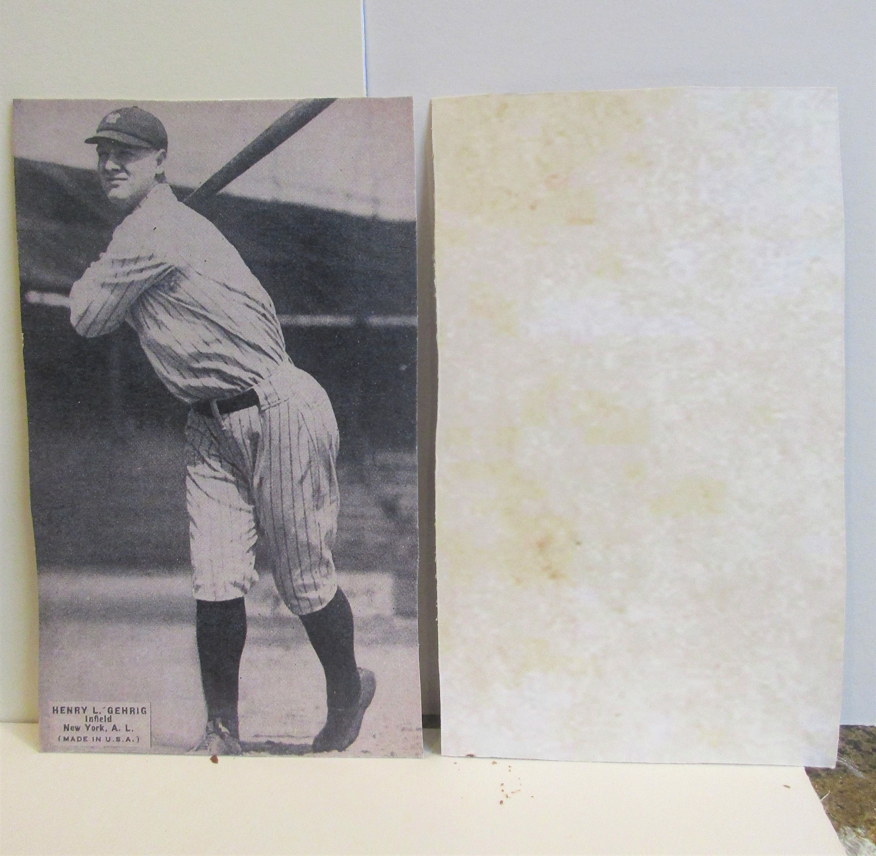 Lou Gehrig Baseball Card for sale | Only 3 left at -75%