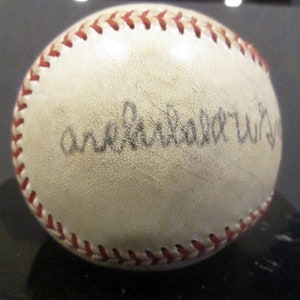 Archibald "moonlight" Graham Replica Autographed 1940's Baseball - Etsy