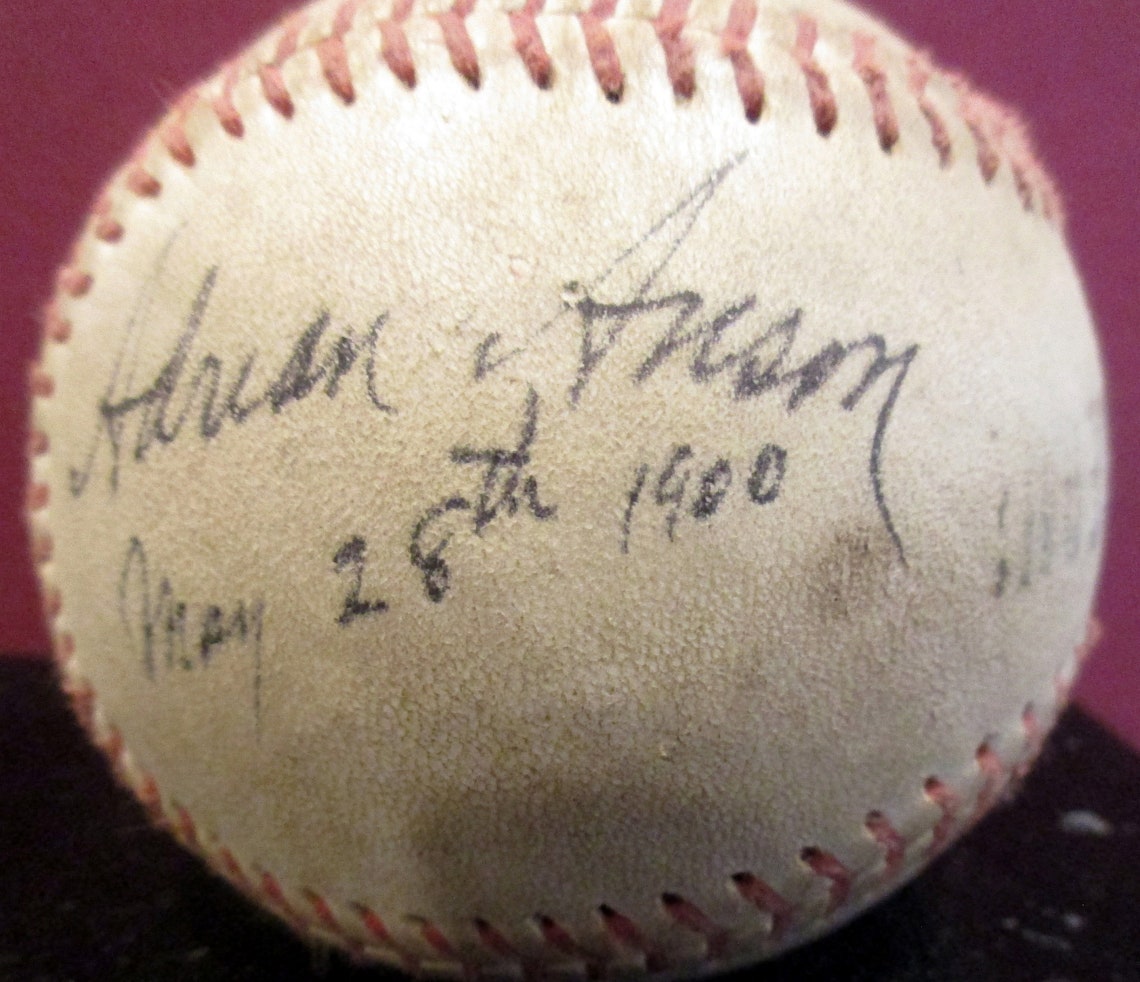 Adrian Cap Anson Replica 1900 Autographed Baseball NEW DESIGN - Etsy