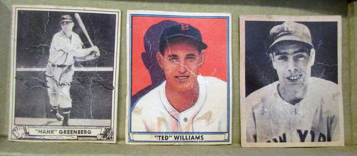 1/1 Reproduction Lot of 3 Baseball Cards 1 - Etsy