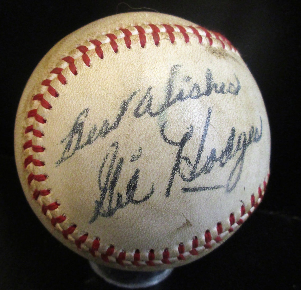 Gil Hodges Replica Autographed 1955 Baseball - Etsy