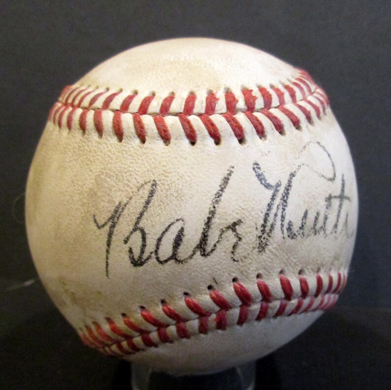 Babe Ruth Replica 1940's Autographed Baseball *NEW DESIGN FOR 2019* - Etsy