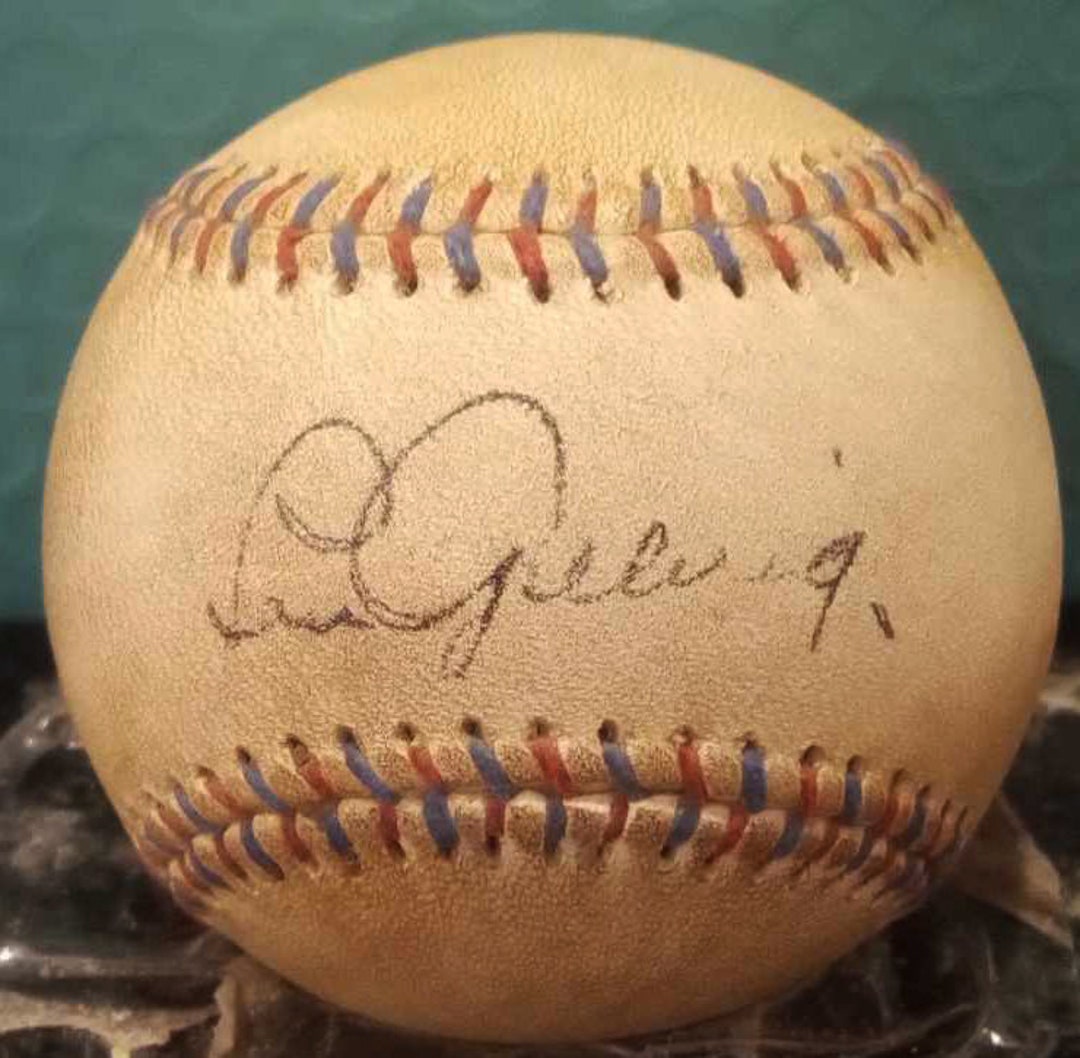 New Design for Summer 2024* Lou Gehrig Replica 1931 Autographed ...