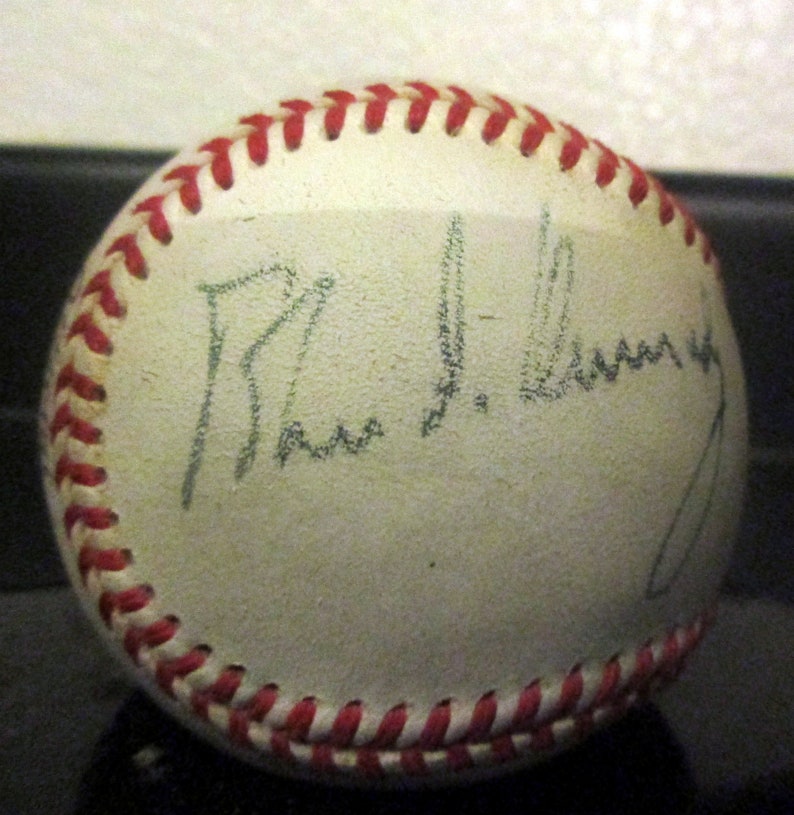 John F. Kennedy Replica Autographed 1950's Baseball - Etsy