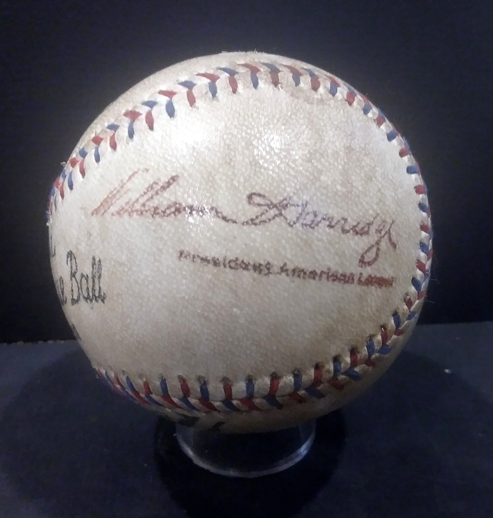 Babe Ruth Replica 1932 Autographed Baseball | Etsy