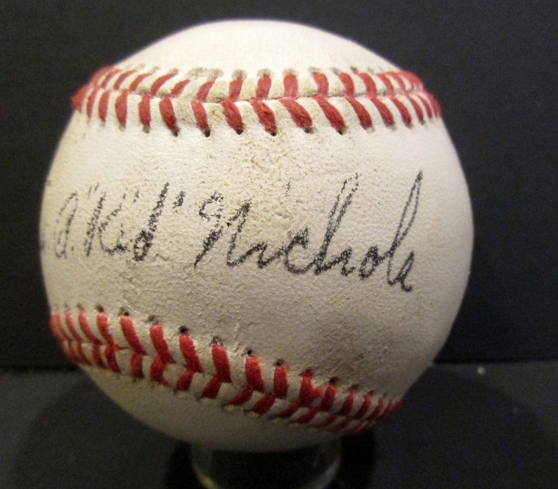 Charles Kid Nichols Replica 1930's Autographed | Etsy