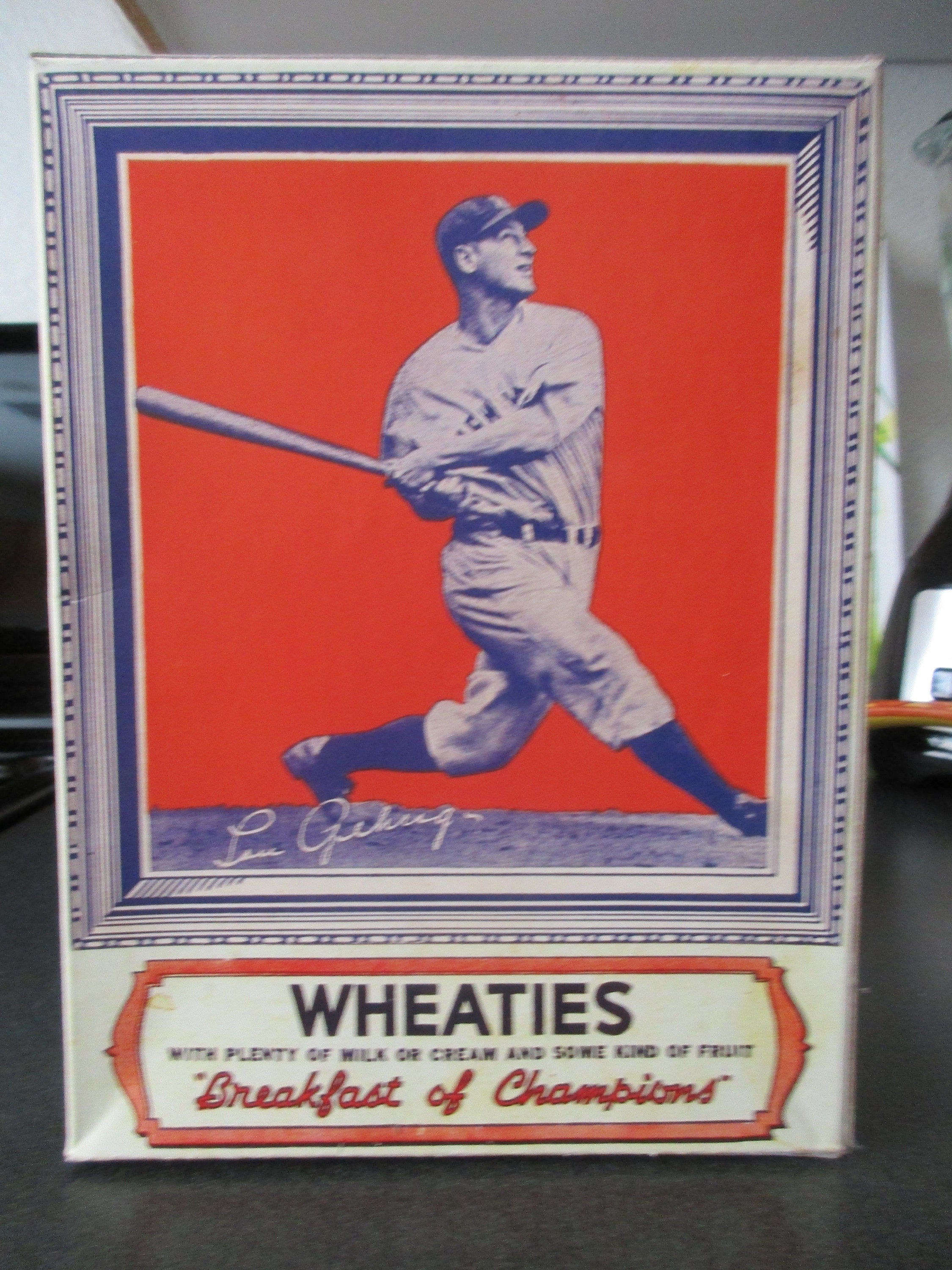 Wheaties Cereal Box Back