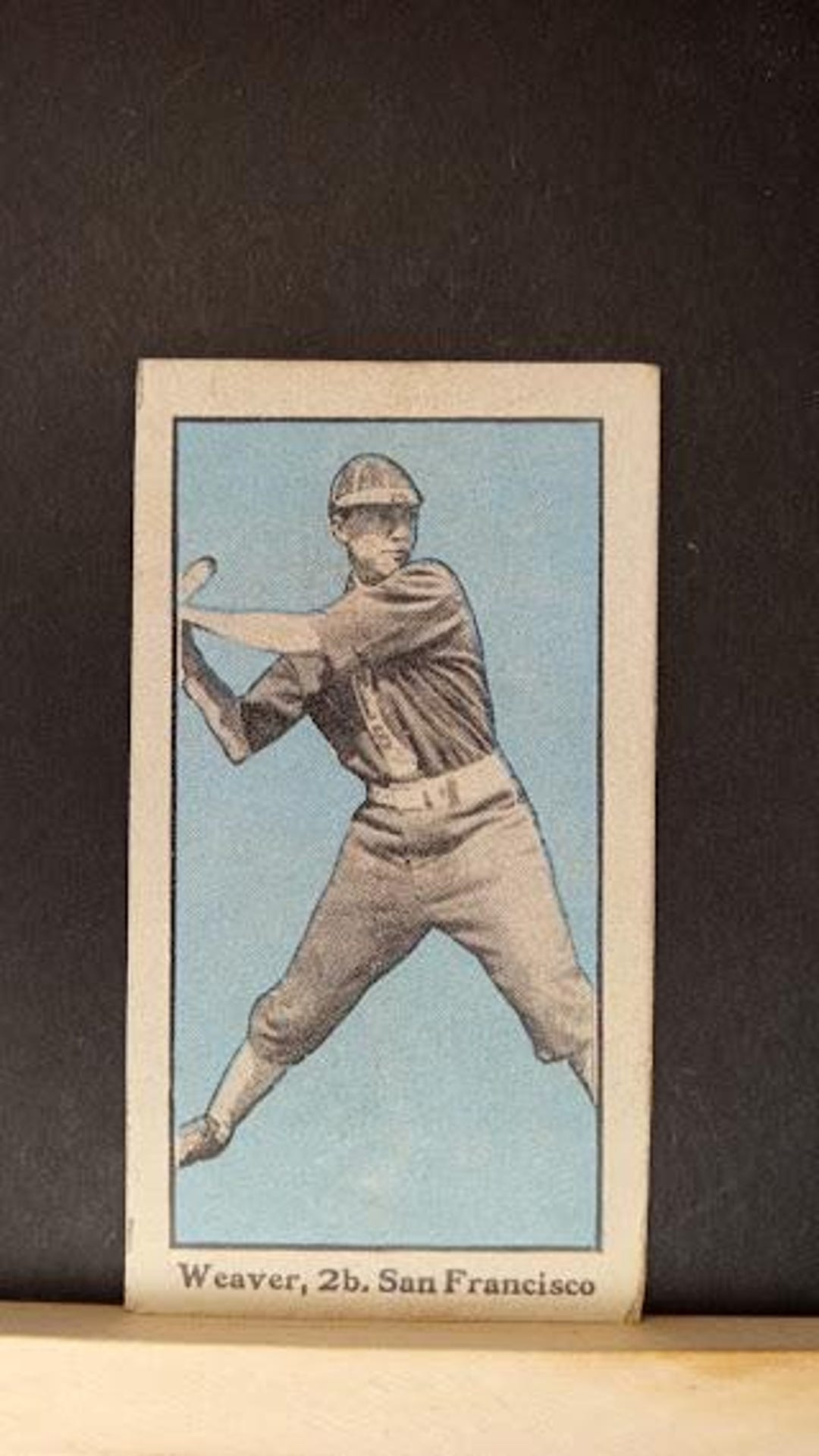 Buck Weaver Reproduction 1911 E100 Bishop & Co. Baseball Card Stocking ...