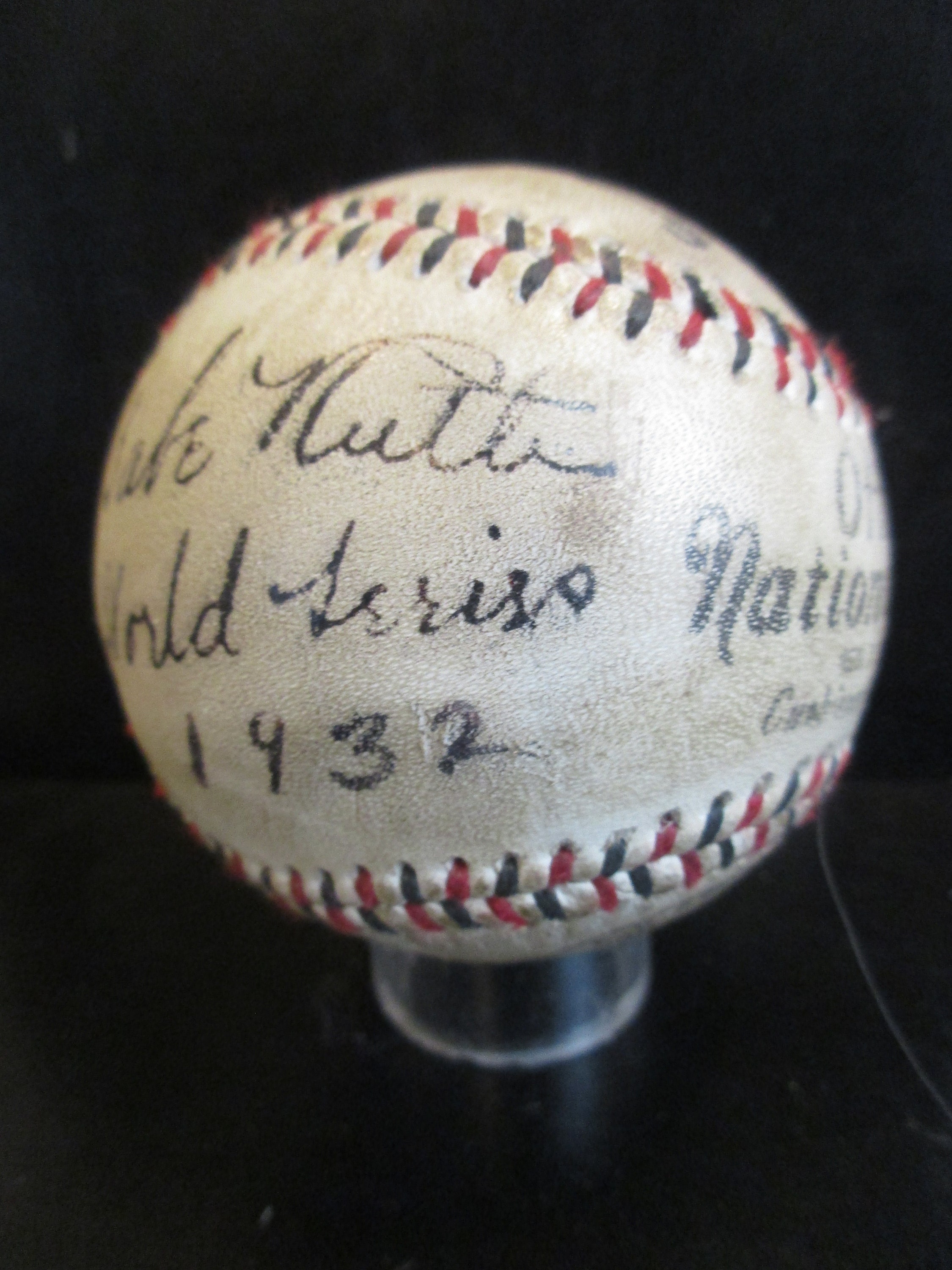 Babe Ruth Replica Autographed 1932 World Series Baseball New | Etsy