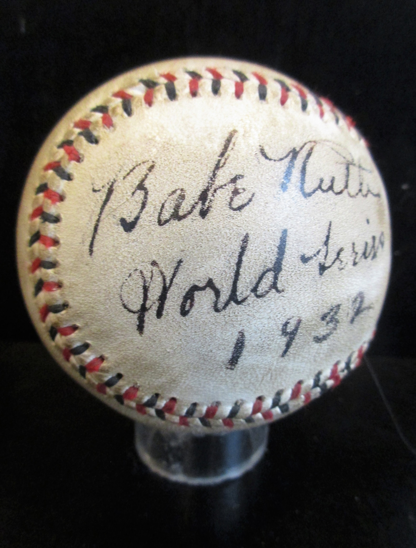 Babe Ruth Replica Autographed 1932 World Series Baseball new Design for ...
