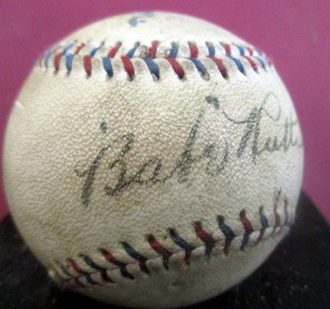 Babe Ruth Replica 1927 Autographed American League Baseball - Etsy
