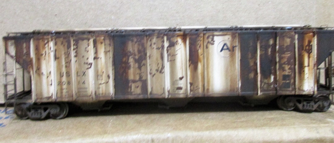 Exactrail CDH Weathered USLX Armstrong PS4750 Covered Hopper HO Scale ...