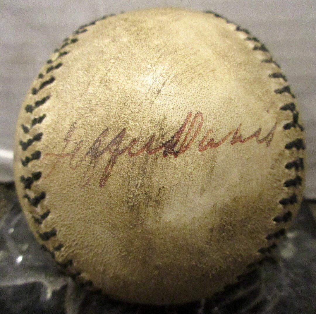 Jefferson Davis Replica Signed Civil War Era Figure 8 Baseball - Etsy