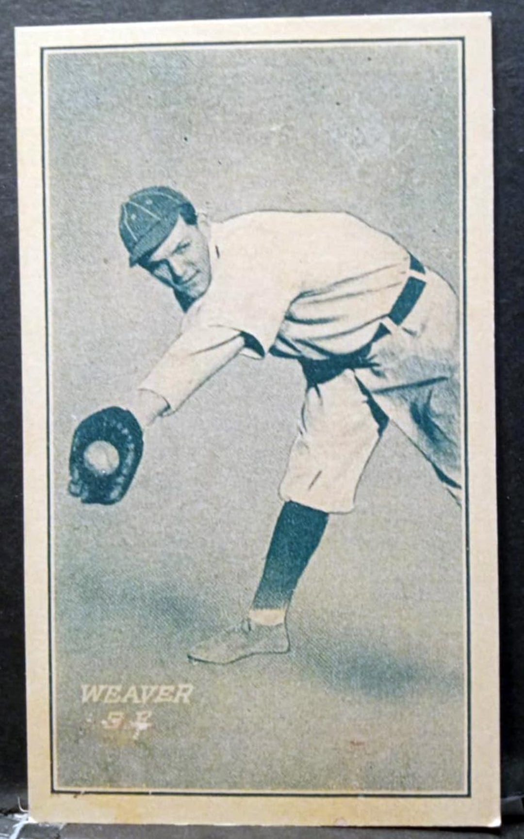 Buck Weaver Reproduction 1911 Pacific Biscuit D310 Baseball Card Great ...