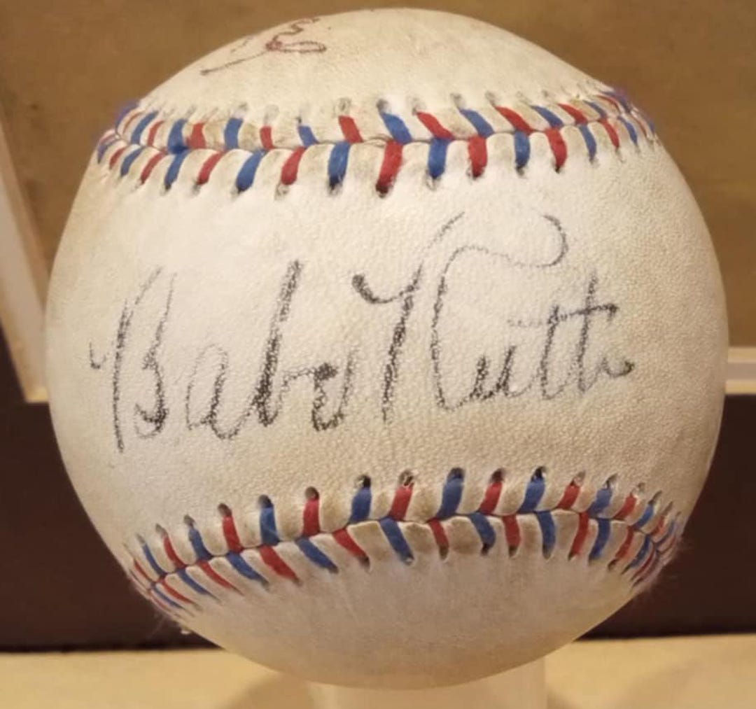 New for Summer 2024* Babe Ruth 1931 Replica Autographed Baseball - Etsy