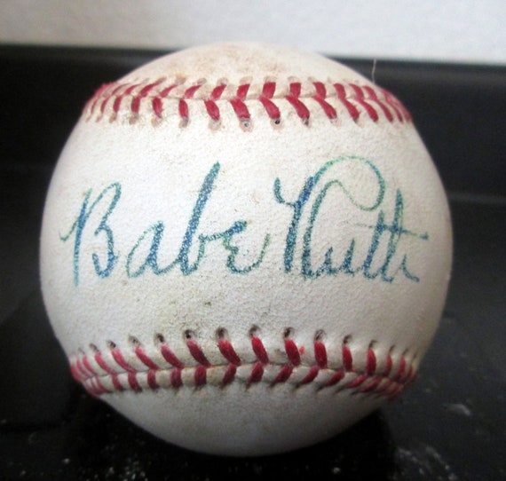 Babe Ruth Replica 1934 Autographed American League Baseball | Etsy