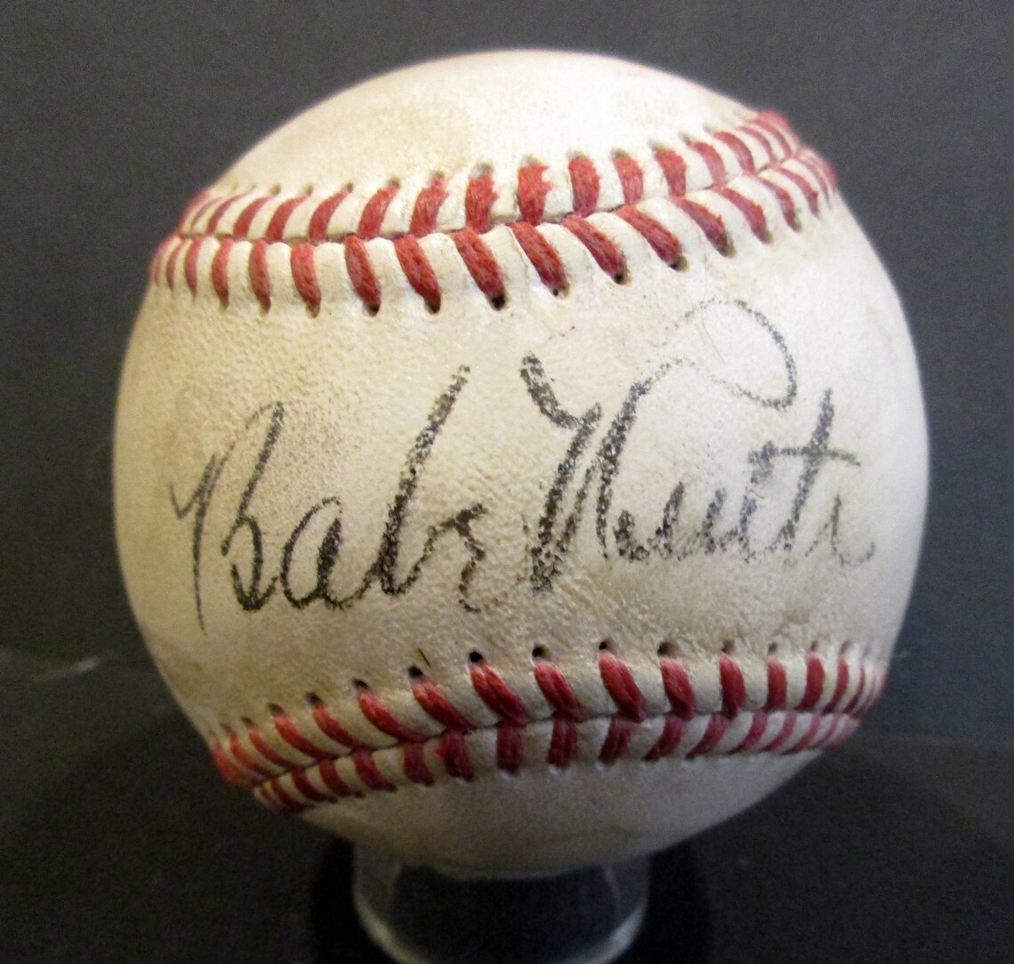 Babe Ruth Replica 1940's Autographed Baseball NEW DESIGN - Etsy