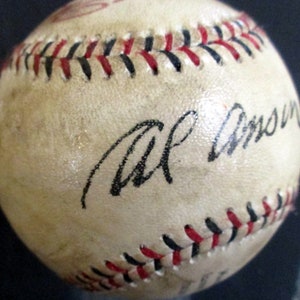 Cap Anson Replica 1910 Autographed Baseball - Etsy