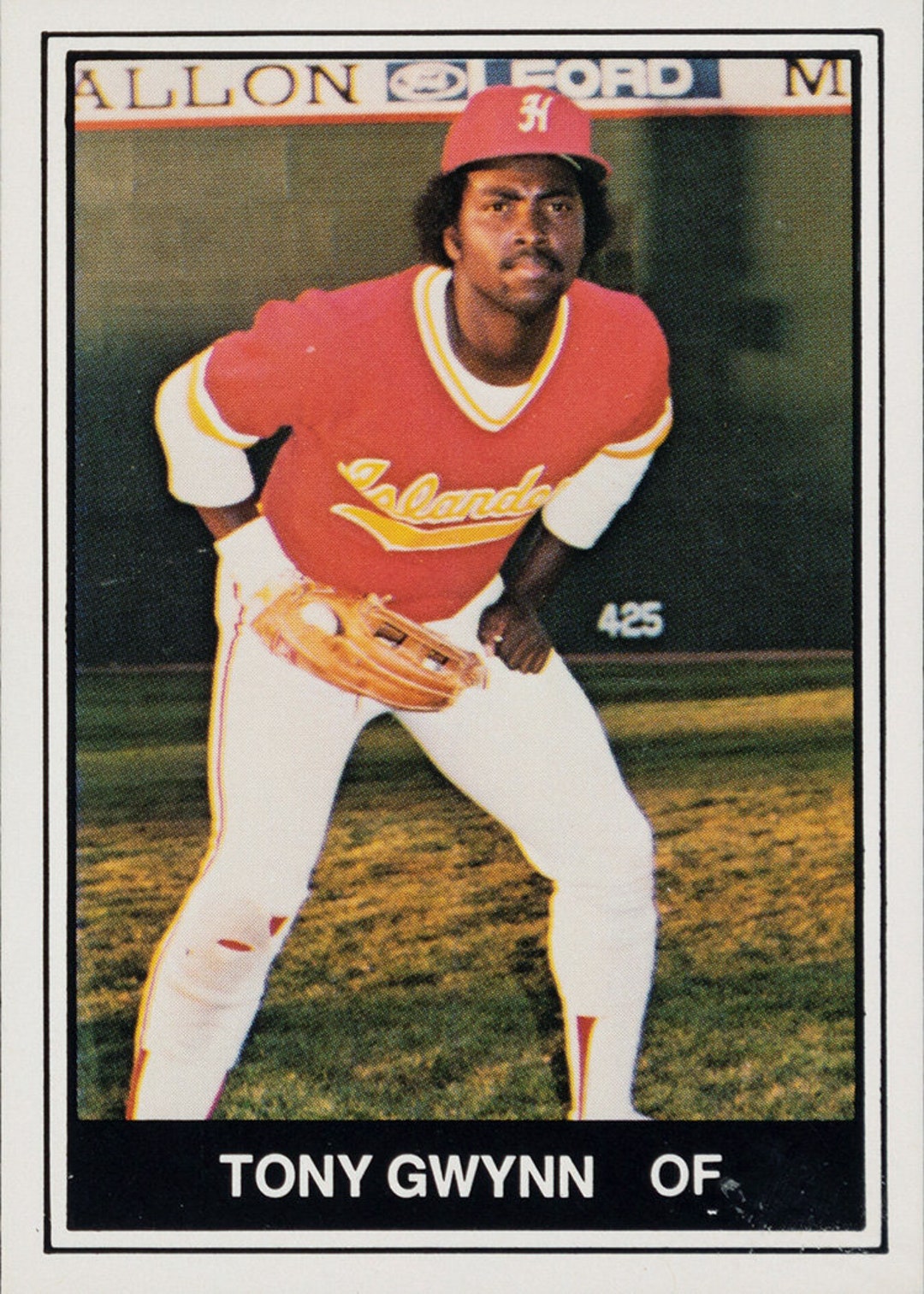 Tony Gwynn 1982 Hawaii Islanders Reproduction Minor League Baseball ...